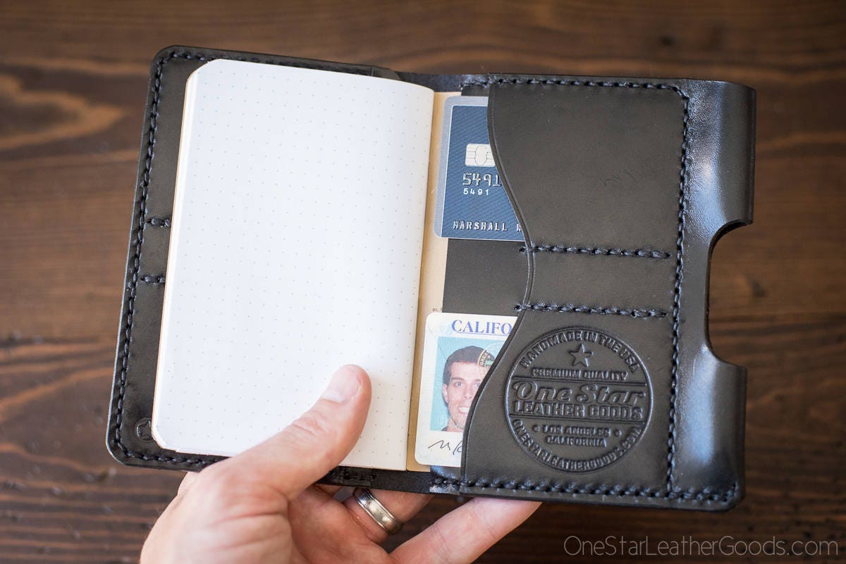 Field Notes wallet with pen sleeve Park Sloper Senior w/ back pockets ...