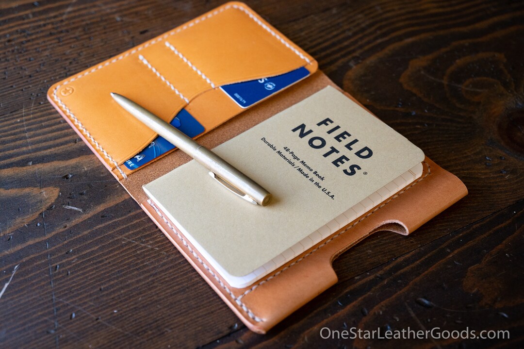 Field Notes Wallet With Pen Sleeve park Sloper Senior Tan Bridle ...