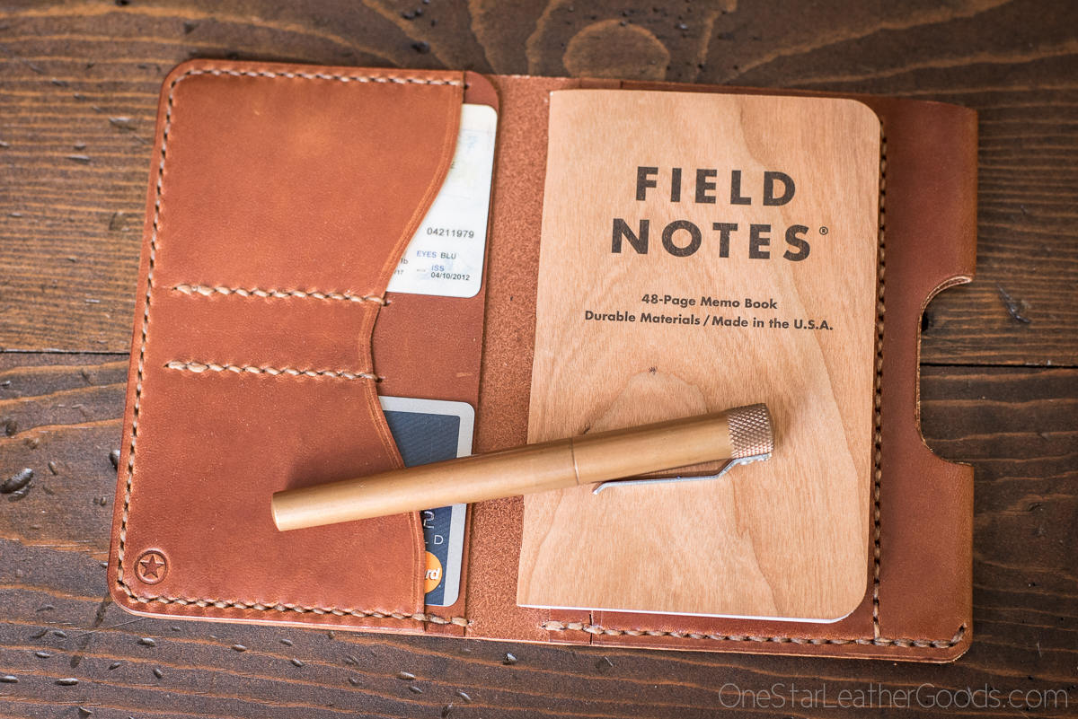 Field Notes wallet with pen sleeve Park Sloper Senior w/ back pockets ...