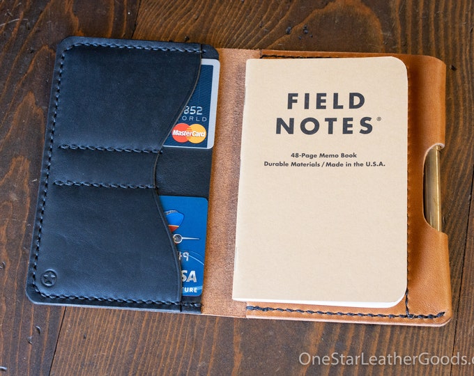 Field Notes Wallet With Pen Sleeve park Sloper Senior Tan / Black ...