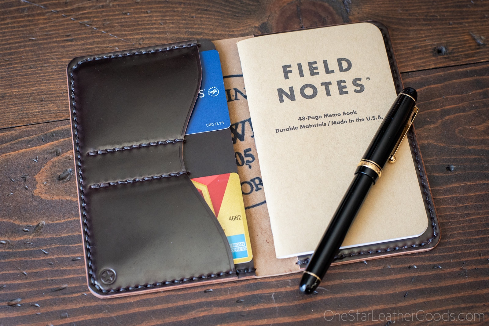 Field Notes wallet, Park Sloper No Pen, wallet & notebook cover - brown ...