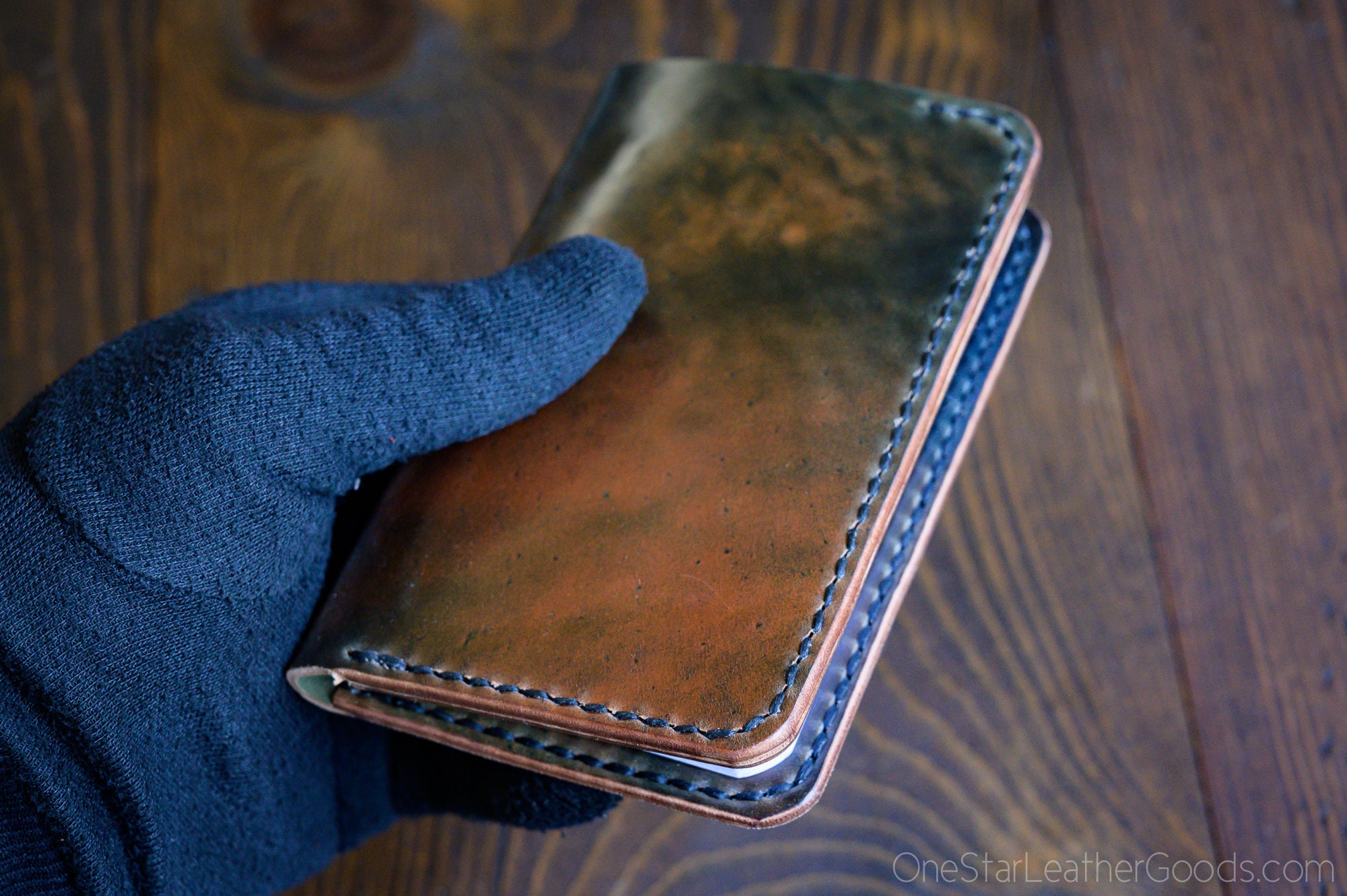 Notebook/Wallet for A7 notebooks Park Sloper Medium No Pen - Horween ...