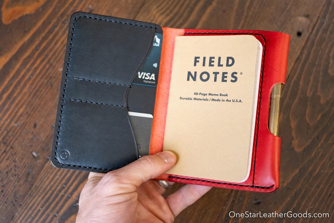 Field Notes Wallet With Pen Sleeve "park Sloper Senior" - Buttero ...