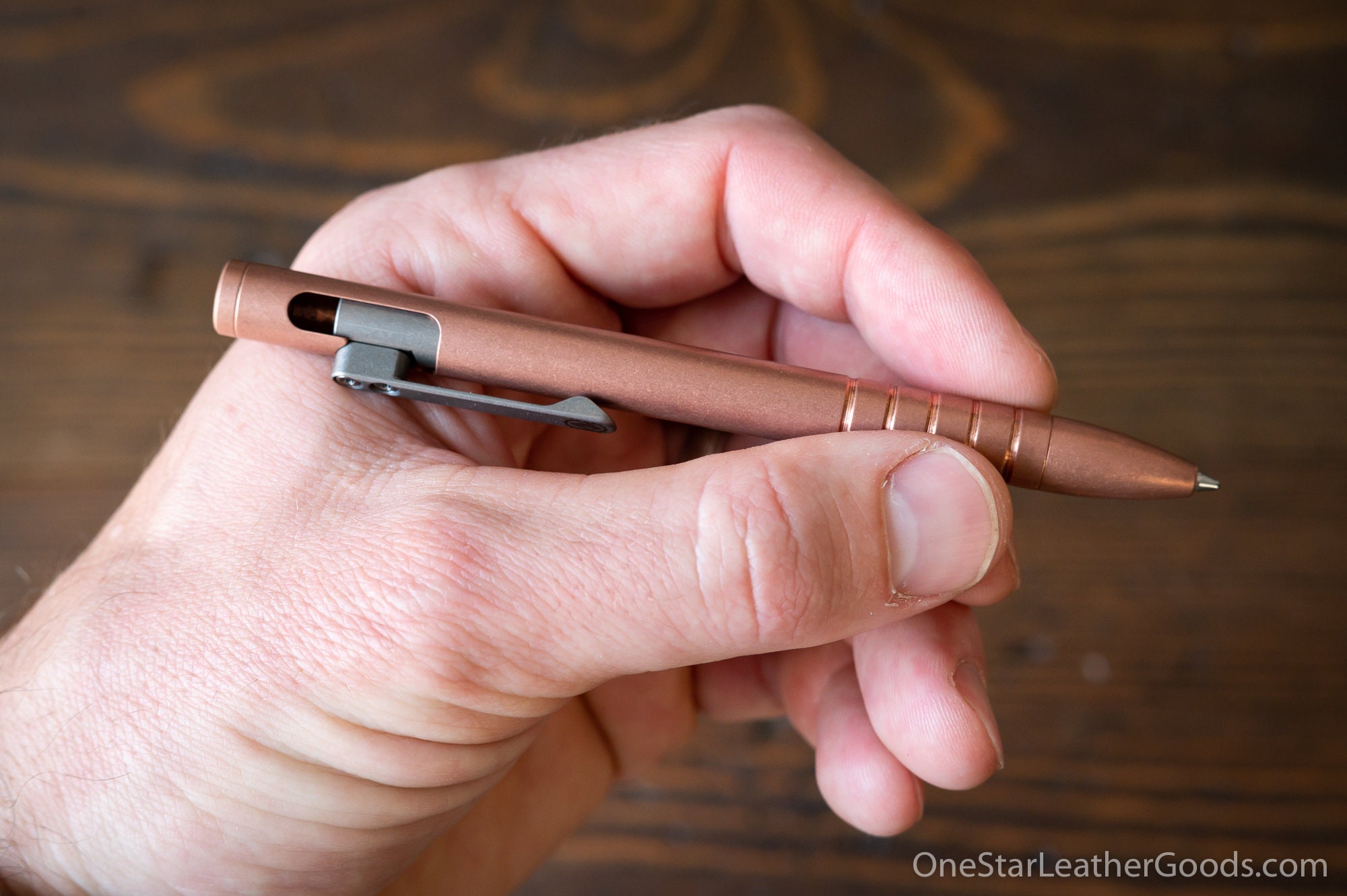 Pen add-on - #1 EDC PEN - Mini TiScribe Bolt pen, bolt action pen ...