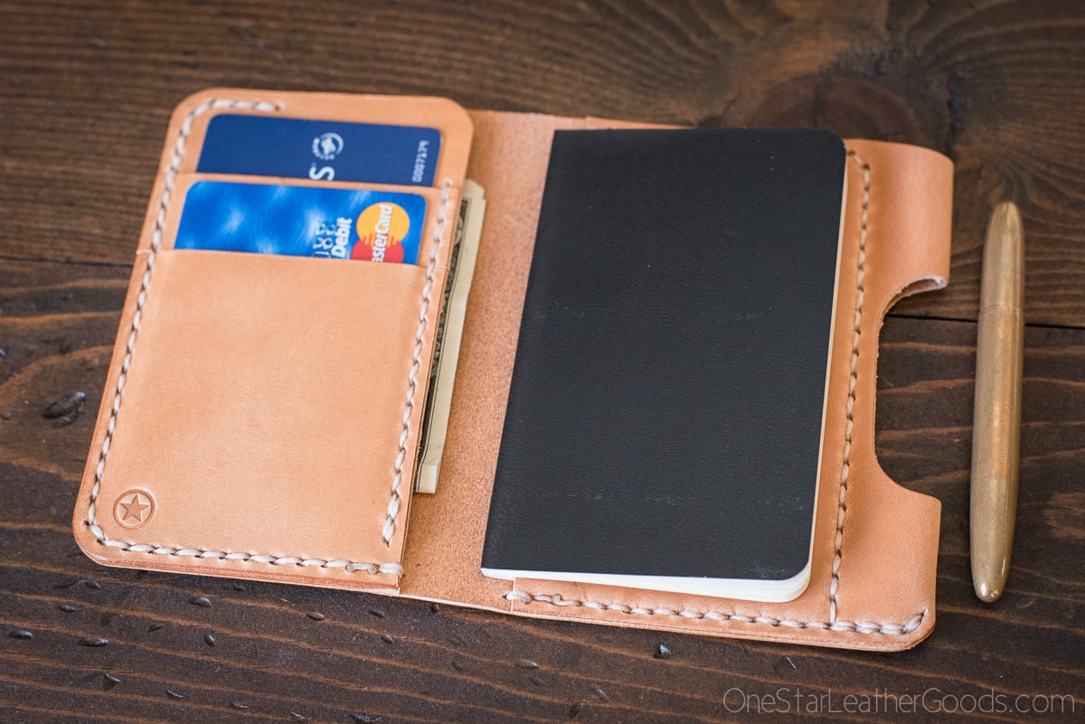 Small notebook wallet and pen Park Sloper Junior for Fisher Space Pen ...