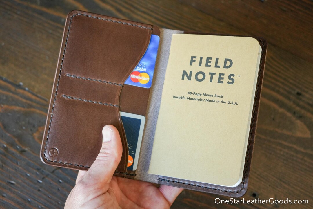 Field Notes Wallet W/o Pen Sleeve "park Sloper Senior No Pen” - Walnut ...