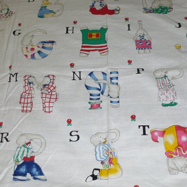Alphabet Fabric Panel - Etsy