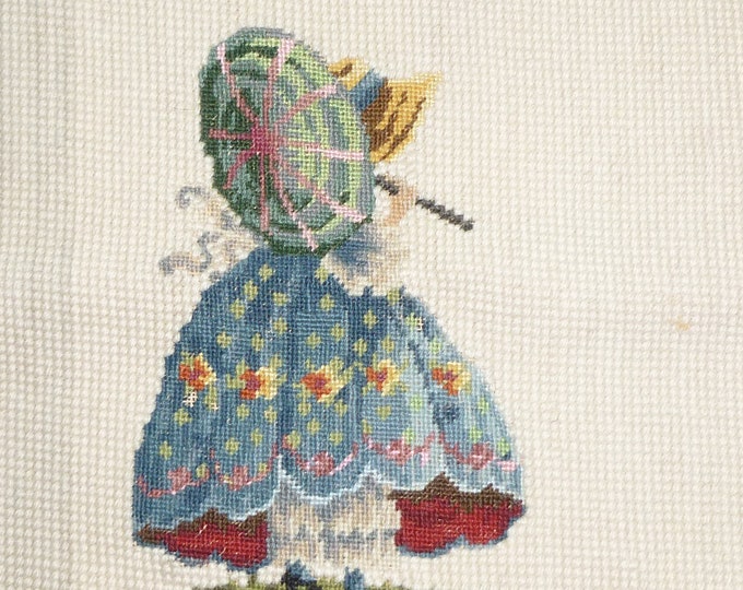 Incredible Antique PETITE Point Needlepoint Crinoline - Etsy