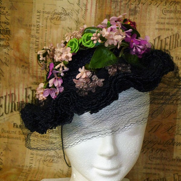 Fancy Flower Hat - Etsy