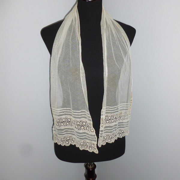 Antique Lace Scarf - Etsy