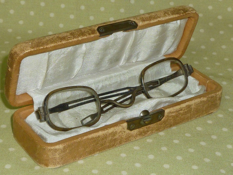 Antique Eyeglasses 1800s Spectacles Civil War Era Silver Tone - Etsy