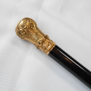 Antique Walking Stick Edwardian Victorian Presentation Cane 1877-1927 ...