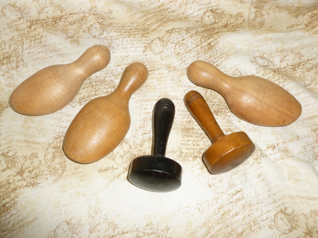 Choice of Antique Darning Egg / Primitive Antique Wooden Mushroom Sock ...