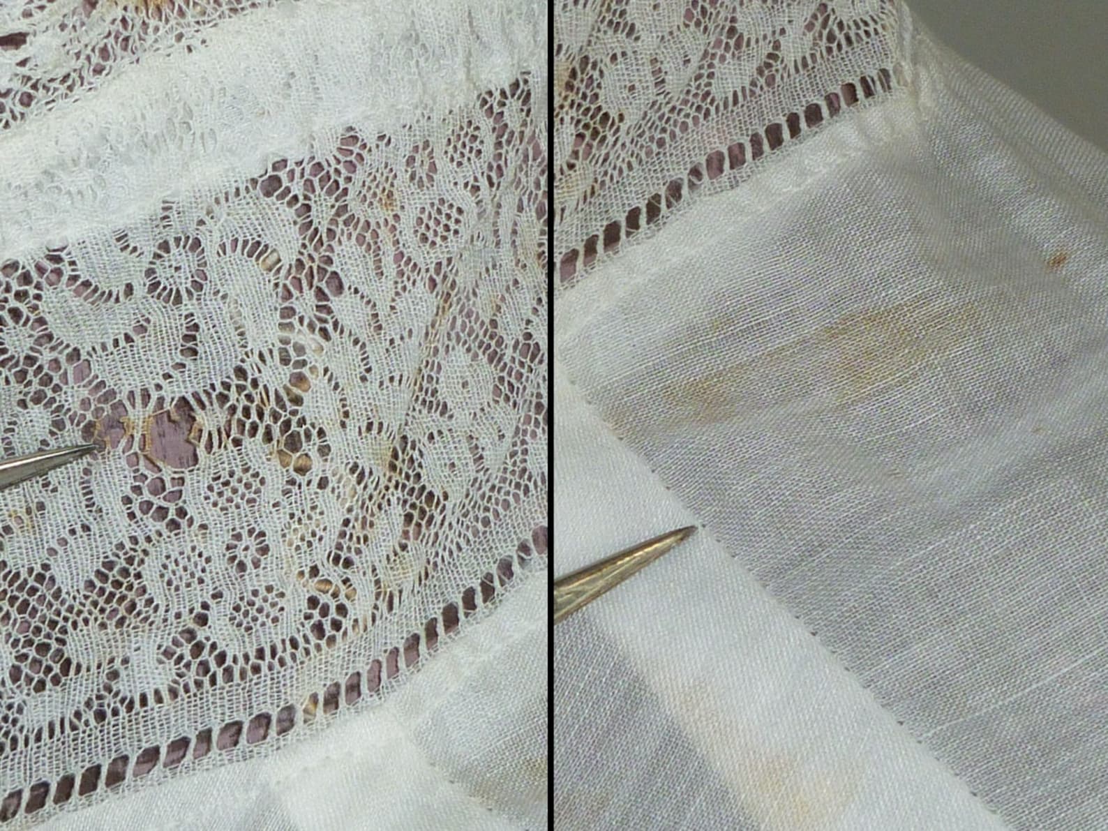 Antique Edwardian Dress Vintage Bobbin Net Lace Mixed - Etsy