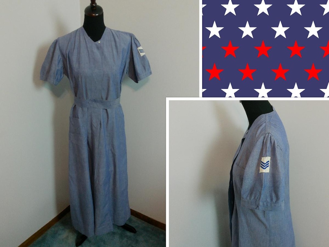 Vintage Military Nurse Uniform Post WW2 United States Complete Dress ...