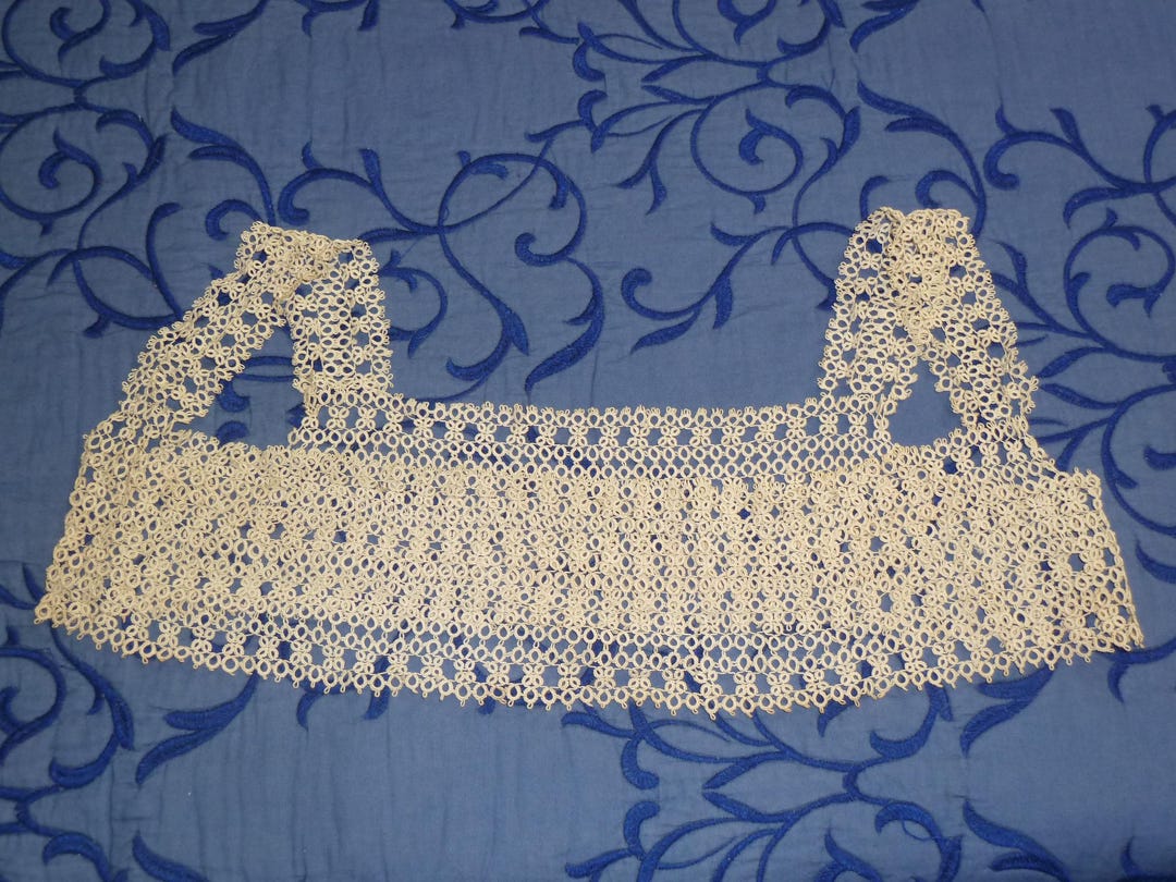 Antique Gown YOKE -bralette Tatted Lace EDWARDIAN Camisole Yoke ...
