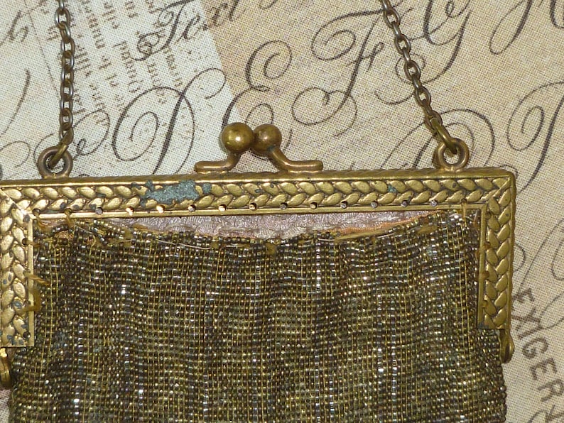 ANTIQUE EARLY 1900s Beaded Bag French Purse Vintage Handbag - Etsy
