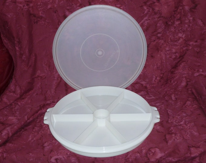 1970s Tupperware Ham Roast Keeper 3 Piece Clear White Plastic Food ...