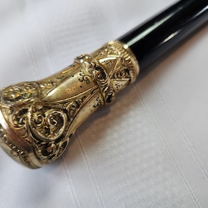 Antique Walking Stick Edwardian Victorian Presentation Cane 1877-1927 ...