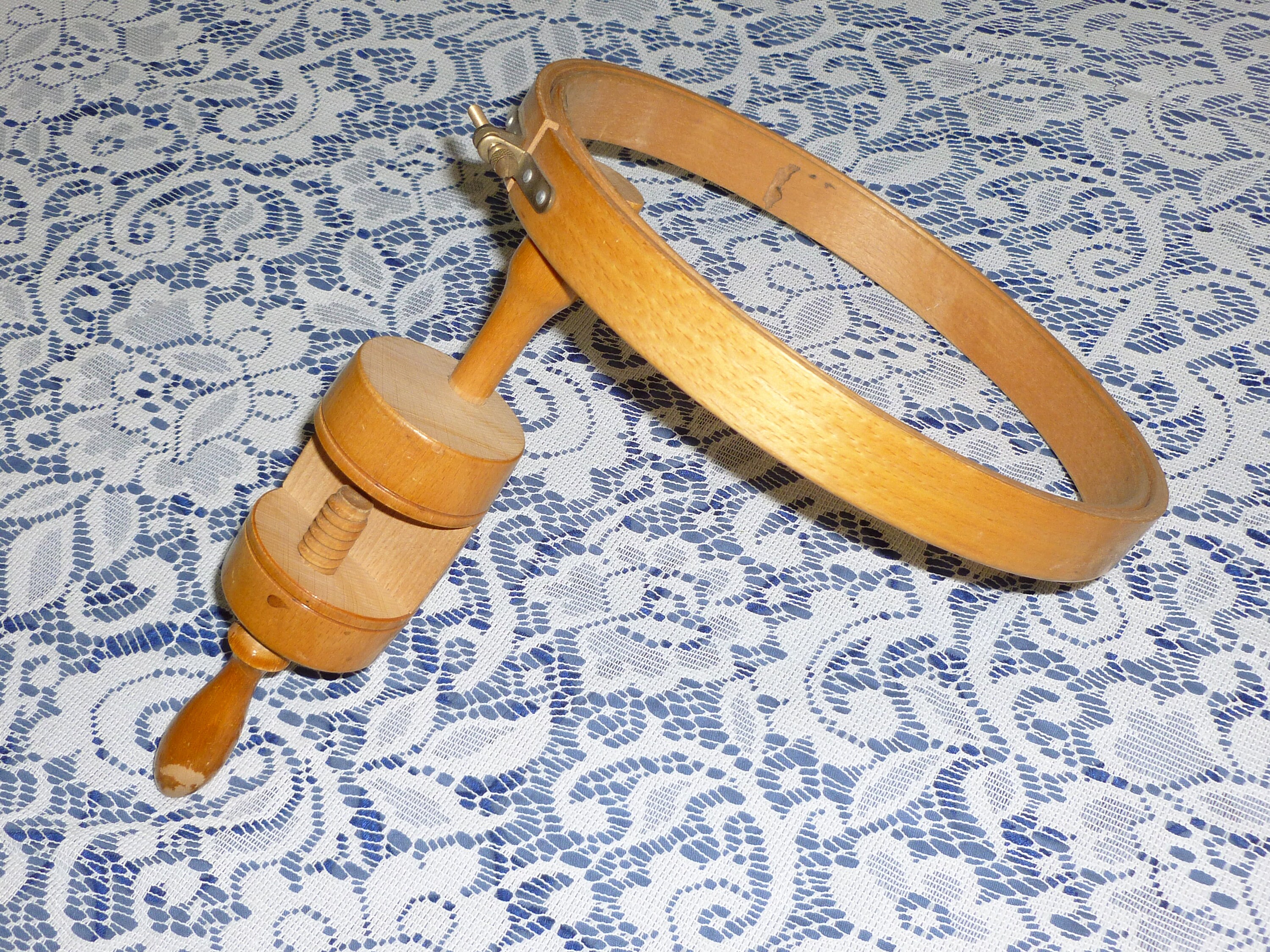 Sewing & Fiber Americana Sewing Hemming Pin Solid Maple Wood Antique ...