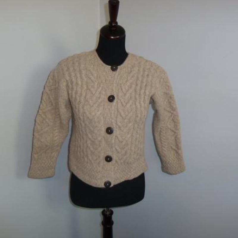 Irish Wool Sweater - Etsy