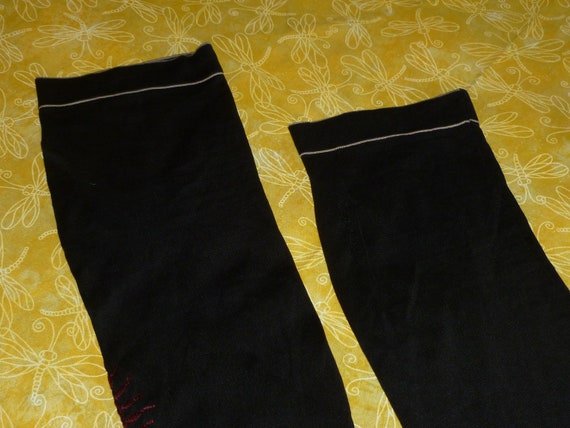 Amazing 1900s Edwardian pair of Stockings Antique Han… - Gem