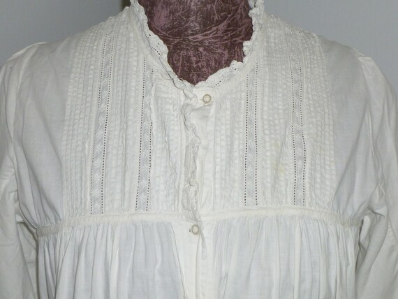 Antique Vintage Victorian Edwardian Chemise Nightgown Gem