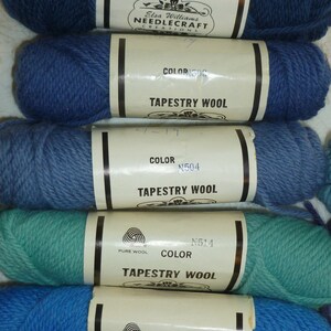 1 Needlepoint Wool Yarn -elsa Williams 100% Wool Crewel Yarn - 40 Yards ...