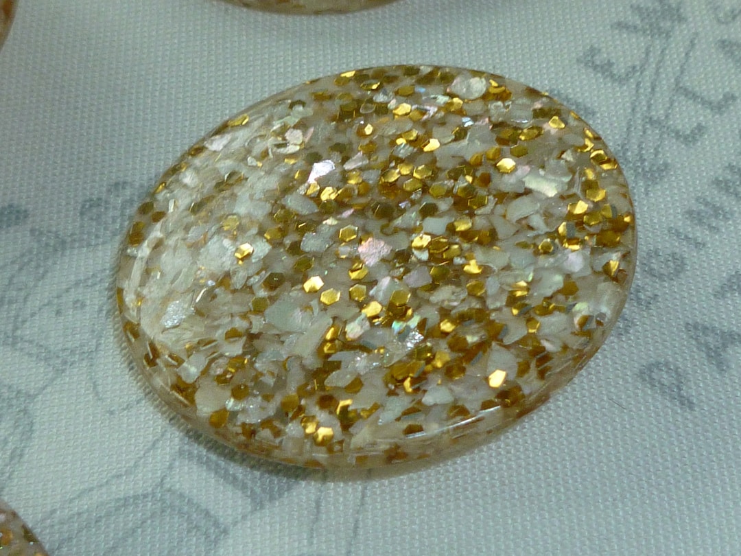HTF XL Vintage Buttons "rainbow Orientals" Confetti Pearl Chips in ...