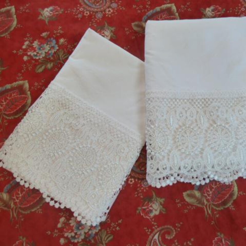 Lace Pillowcases - Etsy