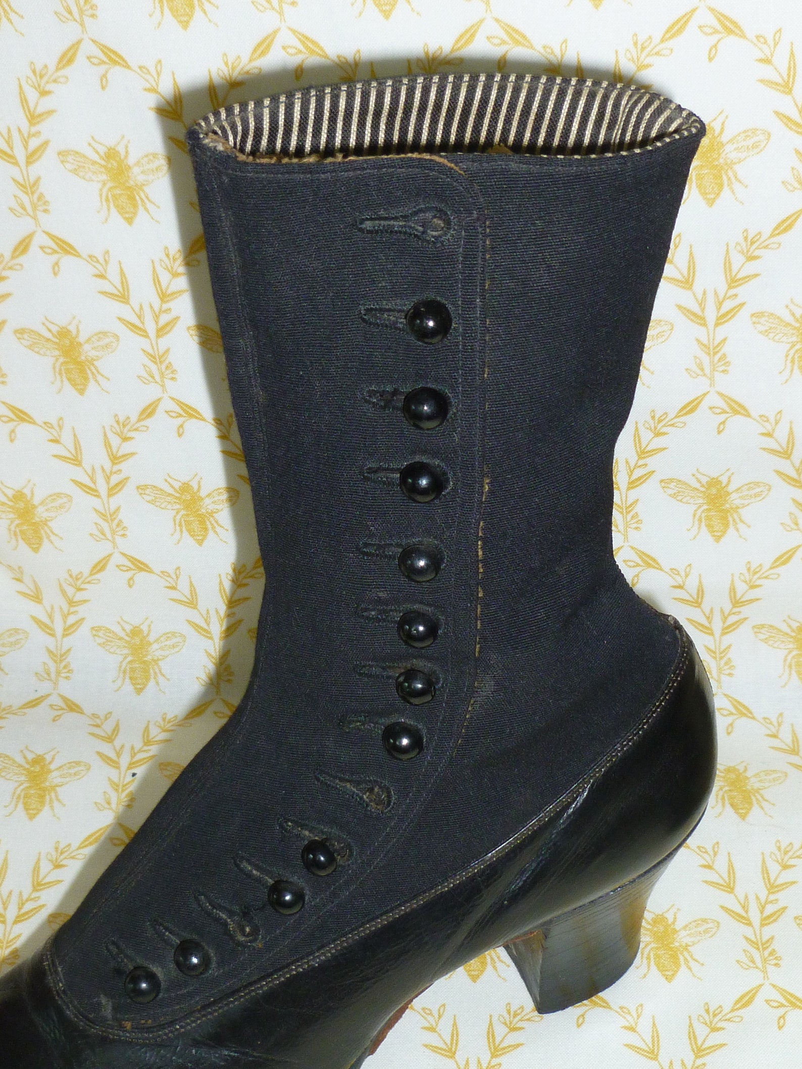 Antique Boots Victorian Edwardian Button Boots Womens Leather Button ...