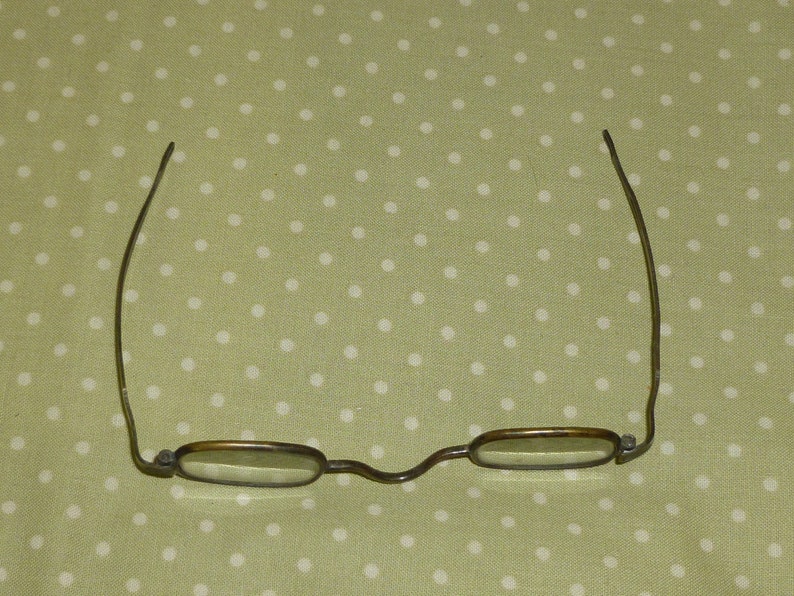 Antique Eyeglasses 1800s Spectacles Civil War Era Silver Tone - Etsy