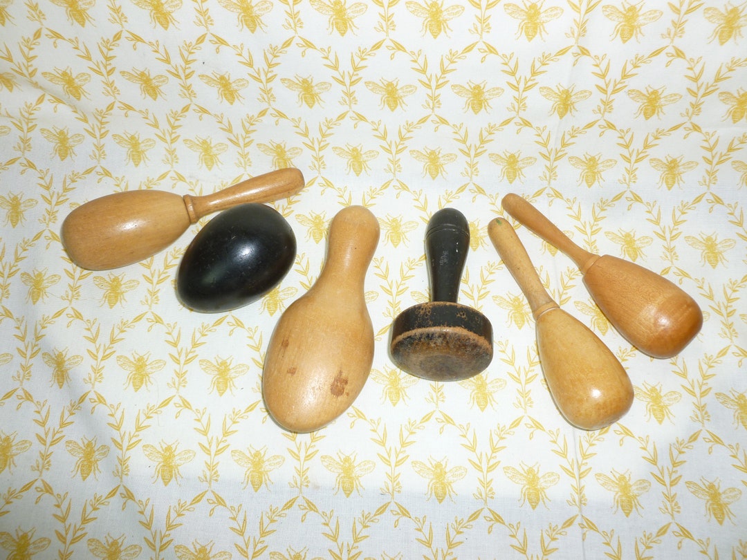 Choice of Antique Darning Egg / Primitive Antique Wooden Mushroom ...