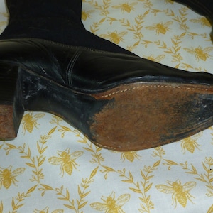 Antique Boots Victorian Edwardian Button Boots Womens Leather Button ...