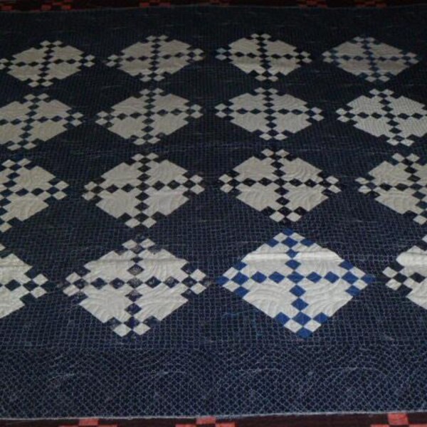 Primitive Quilt - Etsy