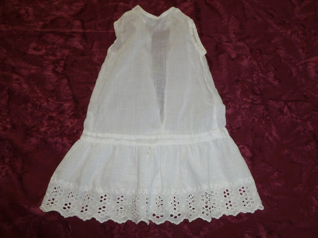 Darling Antique Doll Dress Chemise Petticoat Slip Circa 1900s Victorian ...