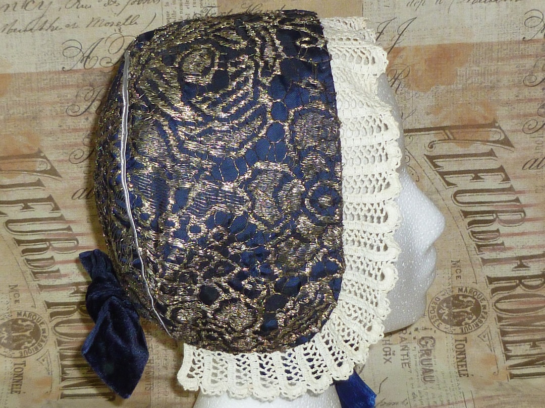 Antique Eastern European Hat Cap-vintage Passementerie Metallic Lace ...
