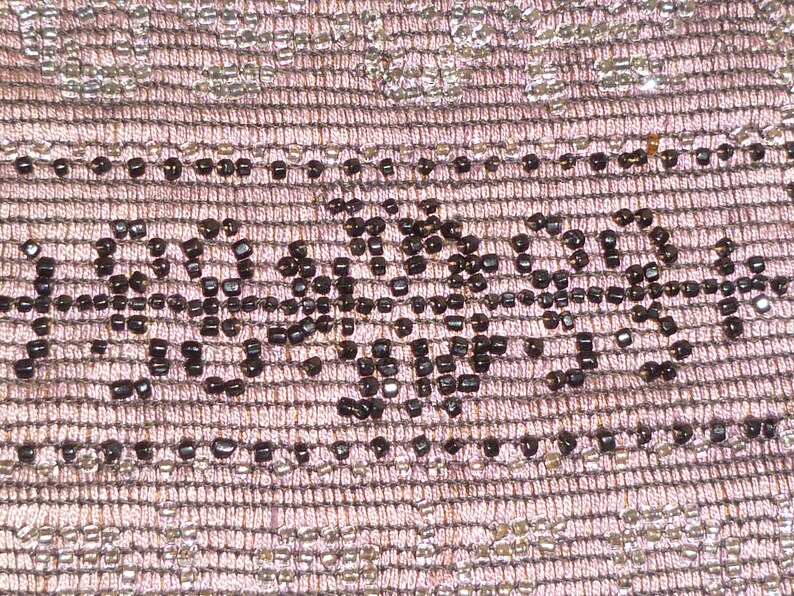 ANTIQUE Beaded Purse Early 1900s Victorian Reticule Purse Germany MICRO ...