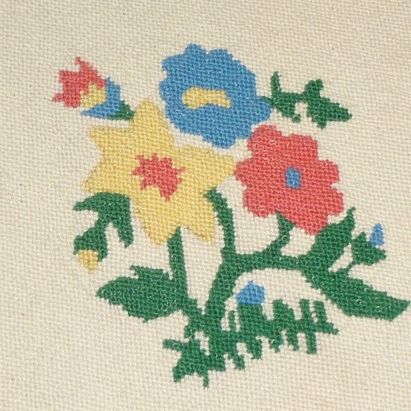 Floral Needlepoint - Etsy