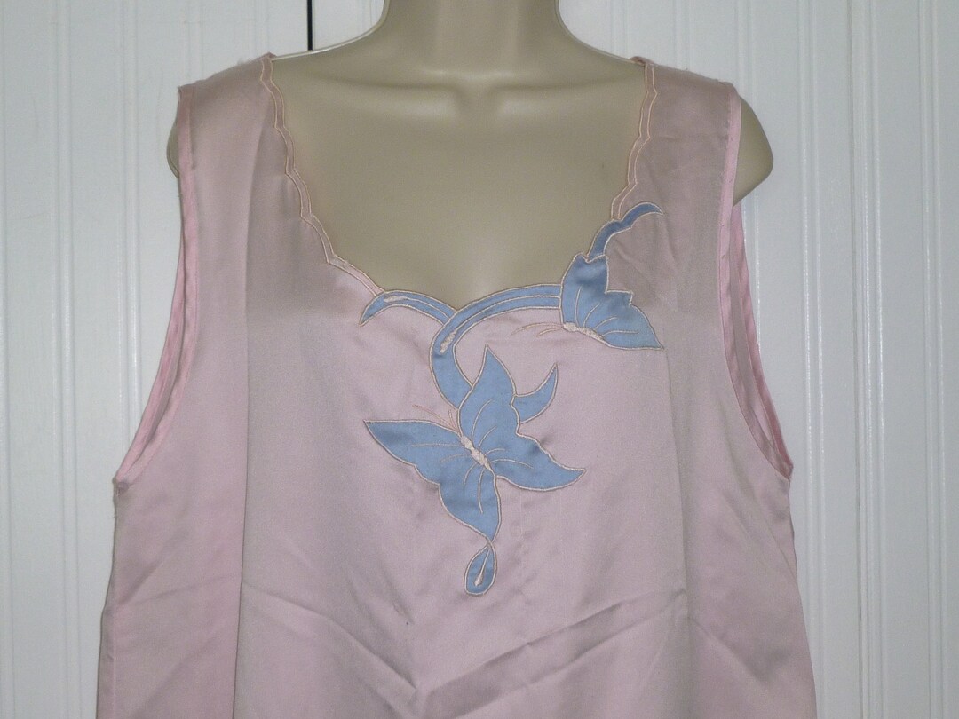 Antique Vintage Nightgown Beth Michaels Hollywood Glamour Night Gown ...