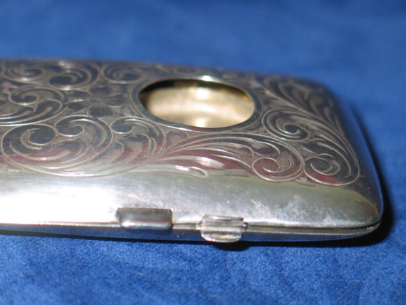 Antique Victorian Compact Purse Sterling Silver Chate… - Gem