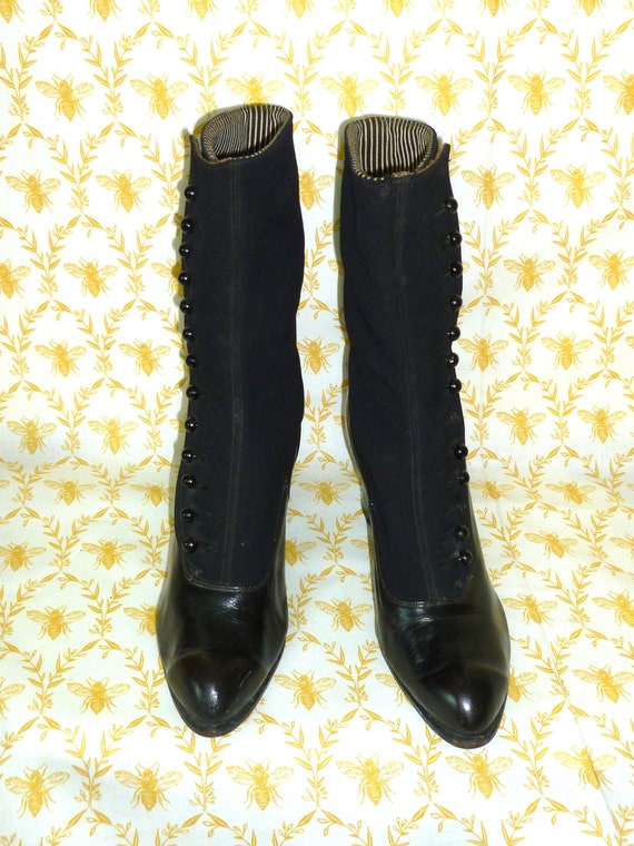 Antique Boots Victorian Edwardian Button Boots Womens… - Gem