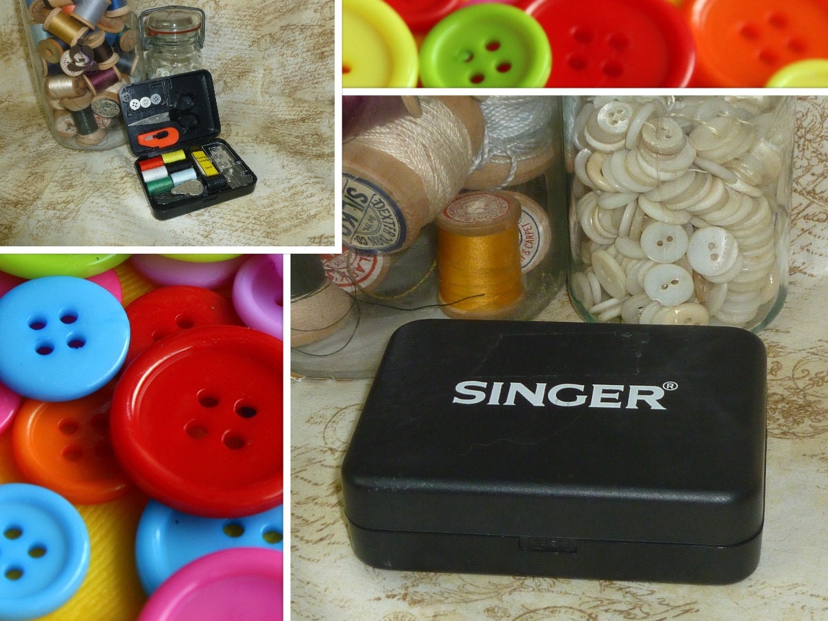 Vintage SINGER Sewing Kit-Complete Travel Sewing Kit-Souvenir | Etsy
