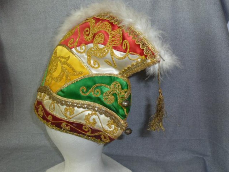 Vintage German Hat Authentic Fasching Hat Traditional Jester Costume ...