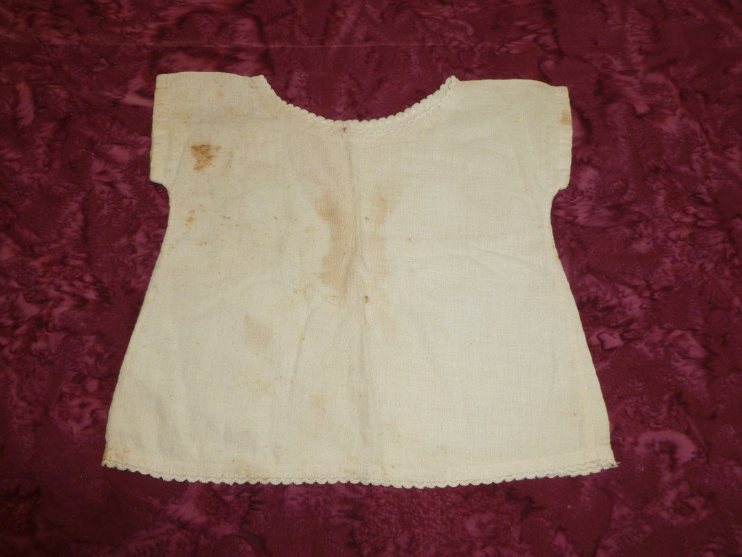 Darling Antique Doll Dress Chemise Nightgown C1900s Embroidered Lace ...