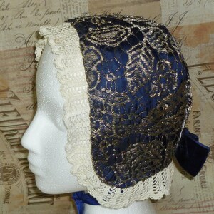 Antique Eastern European Hat Cap-vintage Passementerie Metallic Lace ...