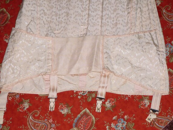 Vintage Corselette Bra Girdle 1940s 1950s One Piece B… Gem