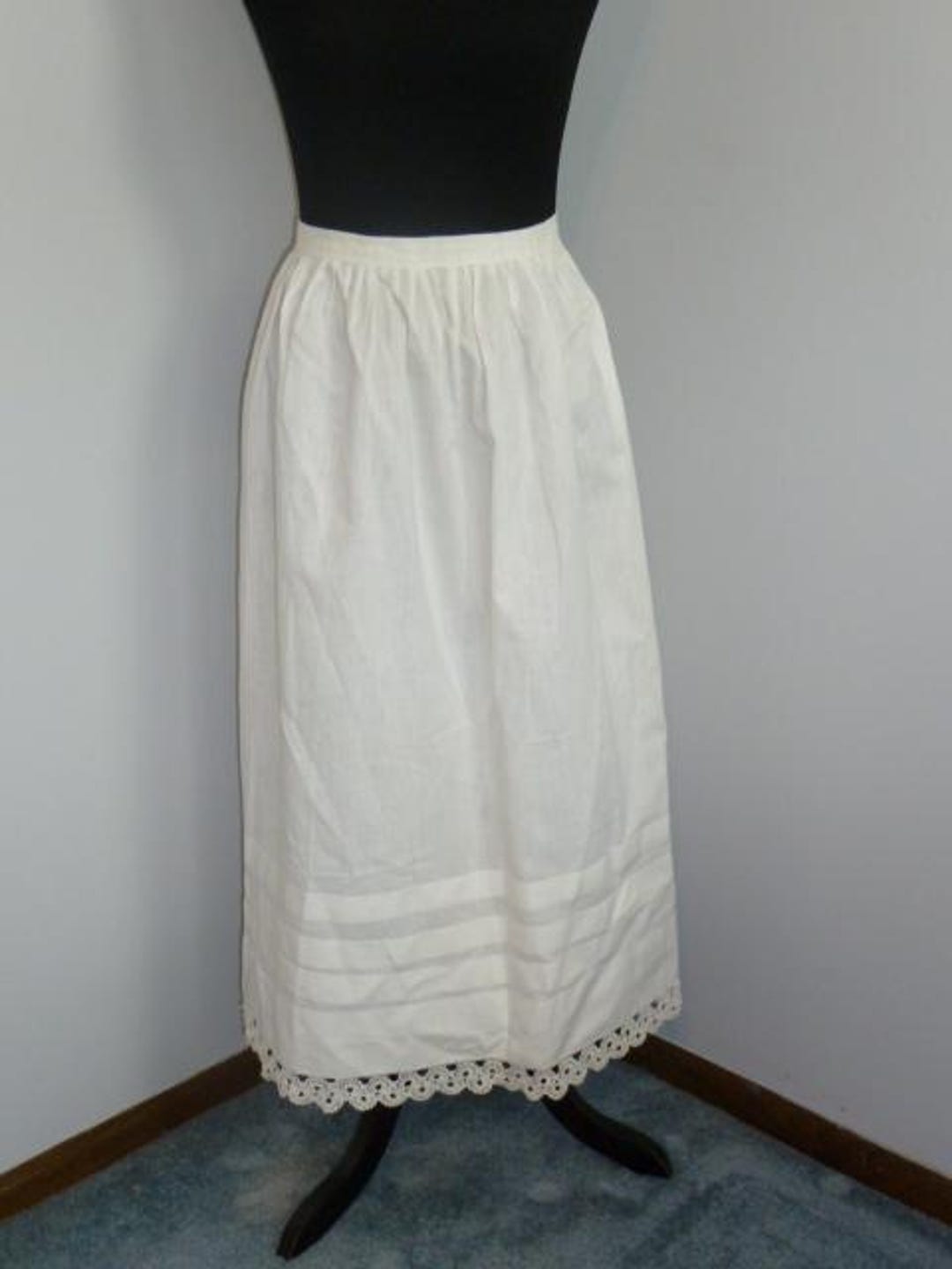 Antique Apron -victorian Edwardian Apron /vintage Historical Costume ...