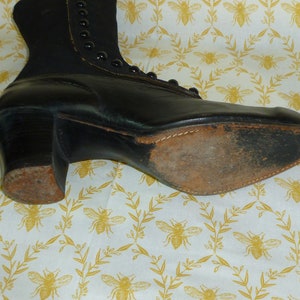Antique Boots Victorian Edwardian Button Boots Womens Leather Button ...