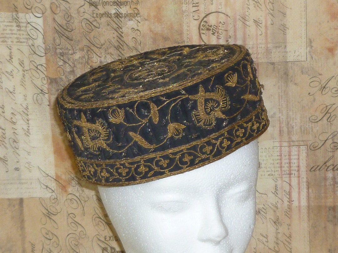 Exceptional Antique Pillbox Hat Classic Chic Vintage 1930-40s Hand ...